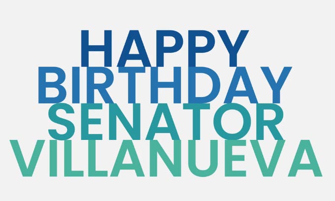 Happy Birthday Senator Joel Villanueva! – Guimaras State University