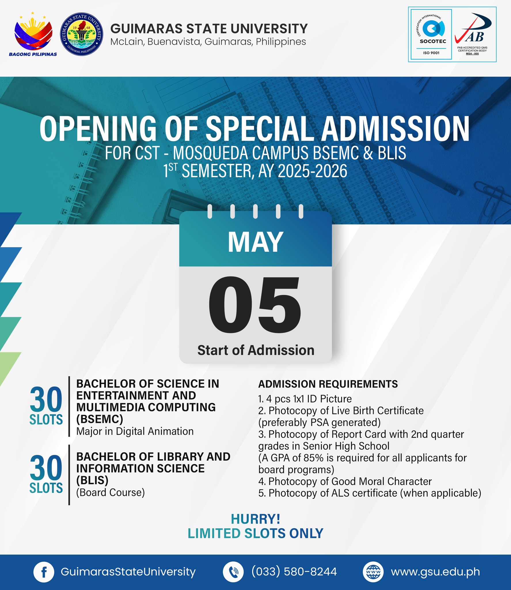 CST Reopens Admission for Two New Degree Programs this First Semester ...